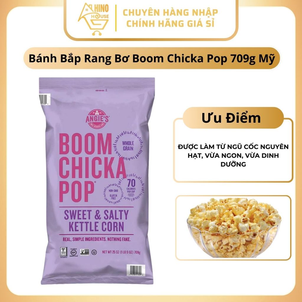 Boom Chicka Pop Popcorn Cake 709g American, Delicious, Crispy ...