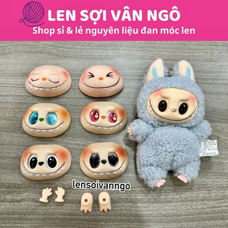 Labubu face Set with arms and legs (processed product) | Shopee Malaysia