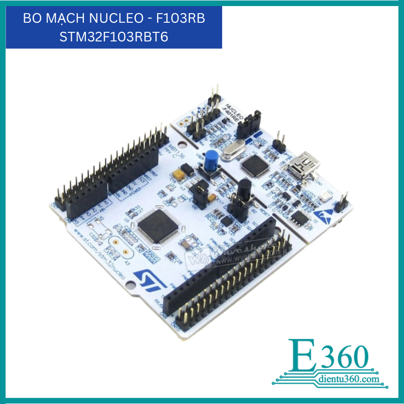 Nucleo-f103rb Board (STM32F103RBT6) – Effectively Develops STM32 ...
