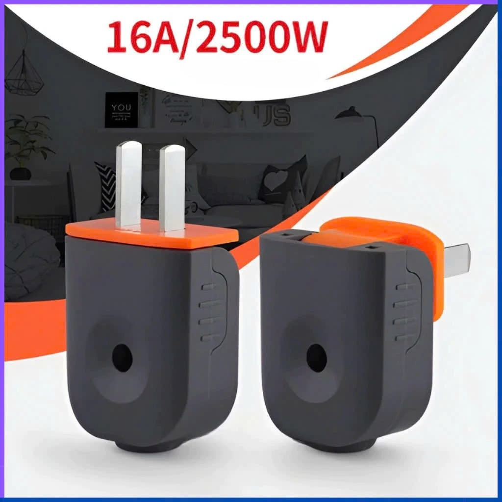 Oksep 90 Degree Rotating Flat Pin Power Plug 10a High Load Capacity ...