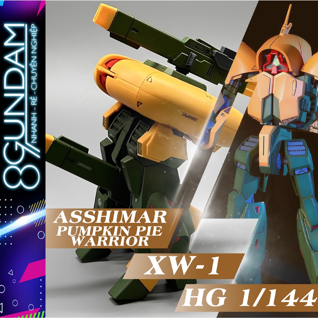Hg XW-1 Pumpkin Pie Warrior "Ashimar" Assembly Model (with base ...