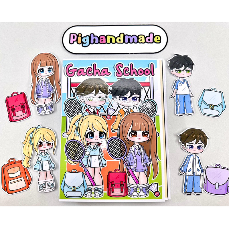 Gacha School peel-and-stick toy - Gacha paper doll | Shopee Malaysia