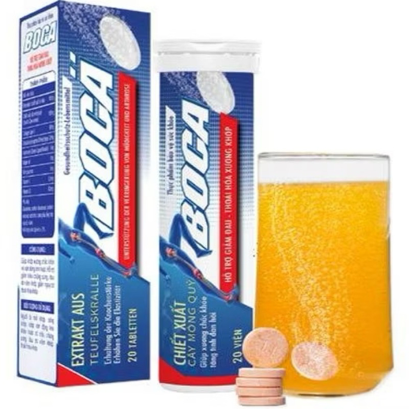 Genuine - BOCA bone and joint effervescent tablets help relieve bone ...