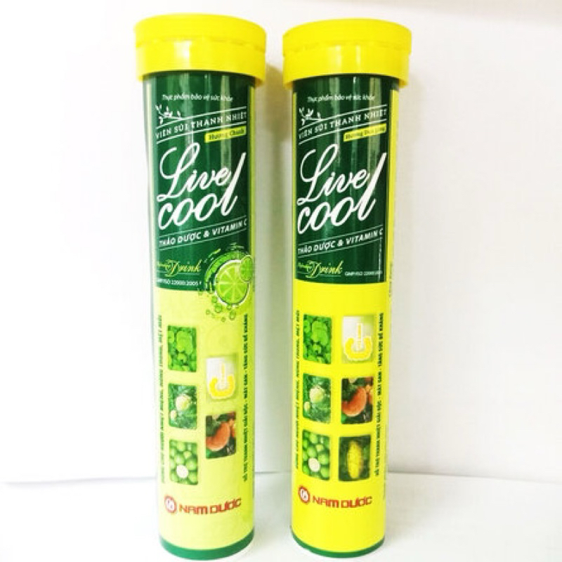 Livecool effervescent tablets / Live cool - Clears heat, cools the ...