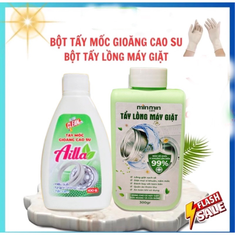 [ Free gloves ] Thunder Combo: Washing Machine Drum Cleaner + Washing ...
