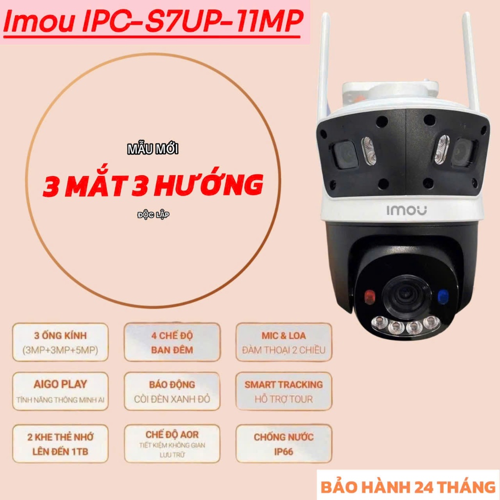IMOU 3-EYE Wifi Camera Cruiser Triple S7UP-11MP/S7XEP-6MP/S7XEP-10MP ...