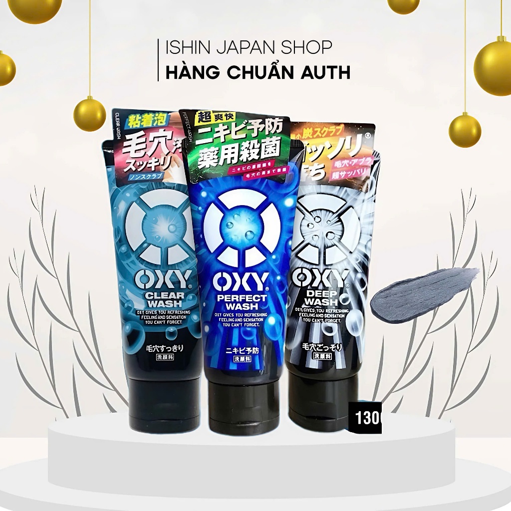 OXY (Japanese Domestic) Japanese Oxygen facial cleanser for men 130g | Shopee Malaysia