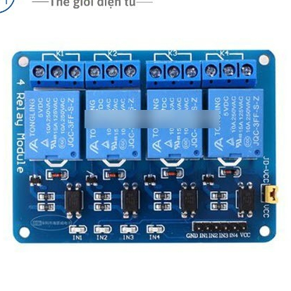 5v optical isolation relay circuit with 4 channels to turn on and off ...