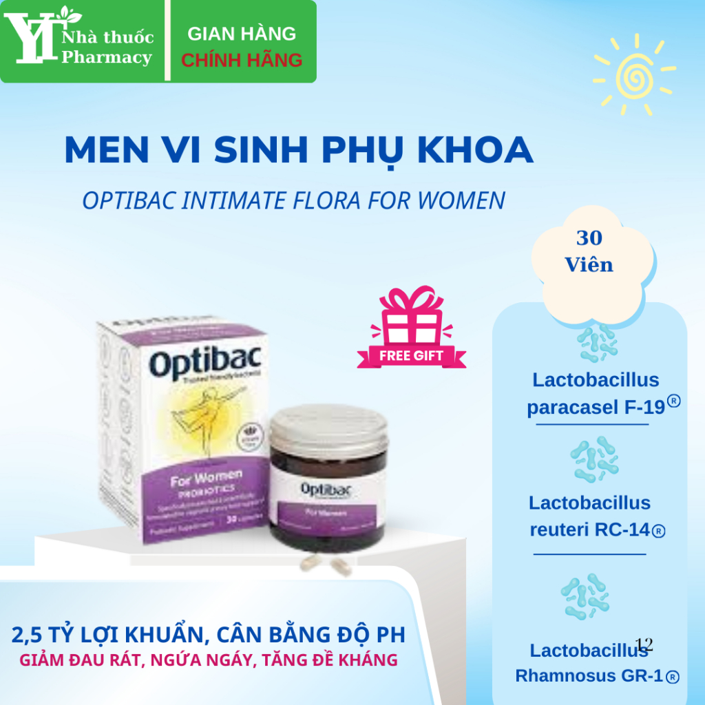 Optibac purple - Gynecological Probiotics, Intimate Care, Probiotics ...