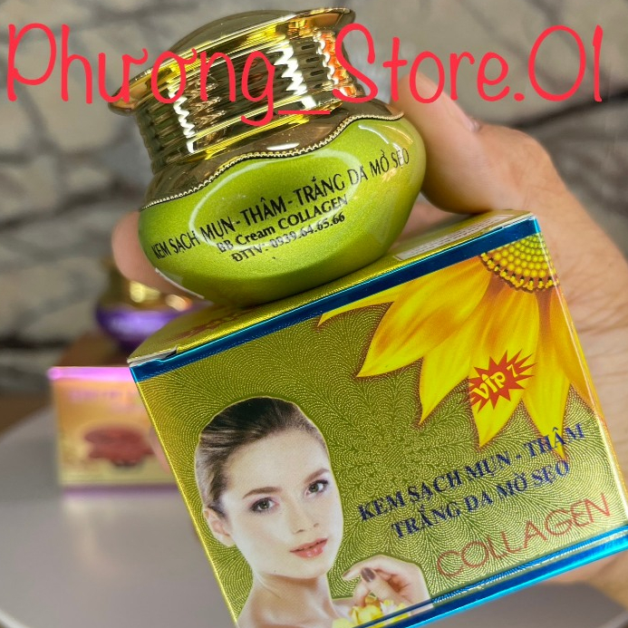 (100% Genuine) GOLDEN Ganoderma Cream, acne, dark skin whitening, 20g ...