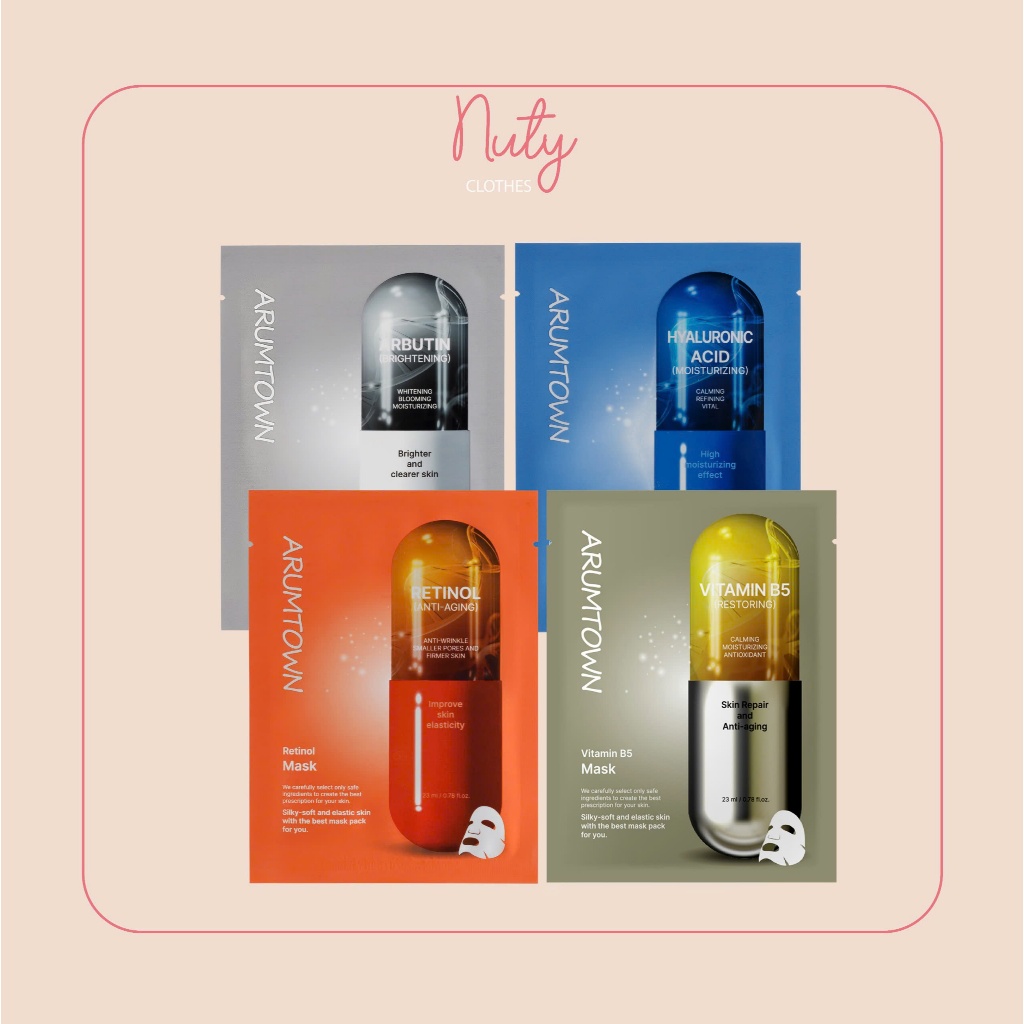 [GIVEAWAY Not FOR SALE] Korean Arumtown Moisturizing Brightening Mask ...