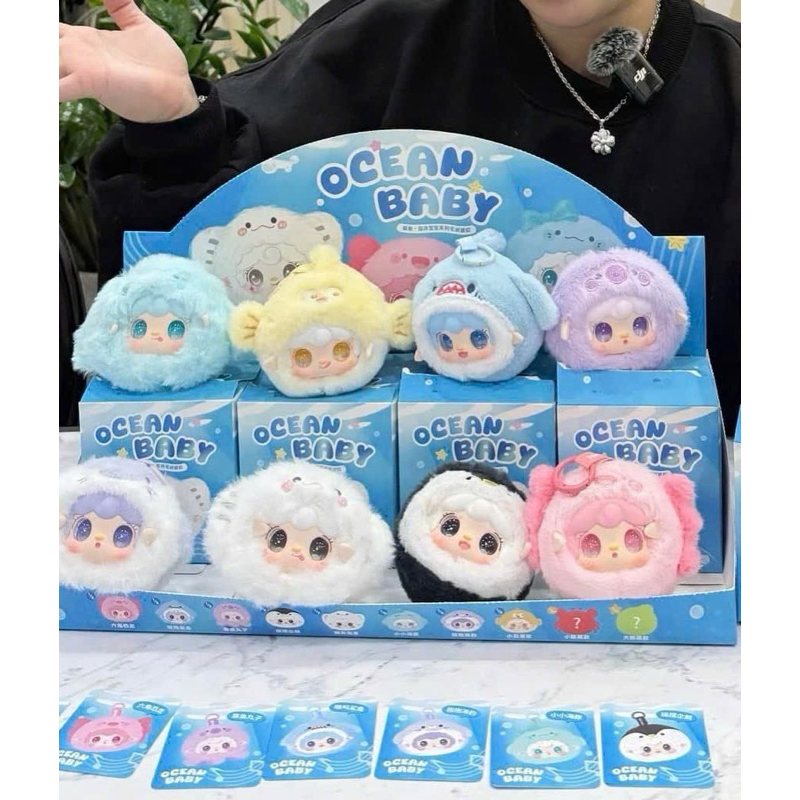 Blind box Yooki Seafood super cute, Yooki Ocean Baby V6,1 random box ...