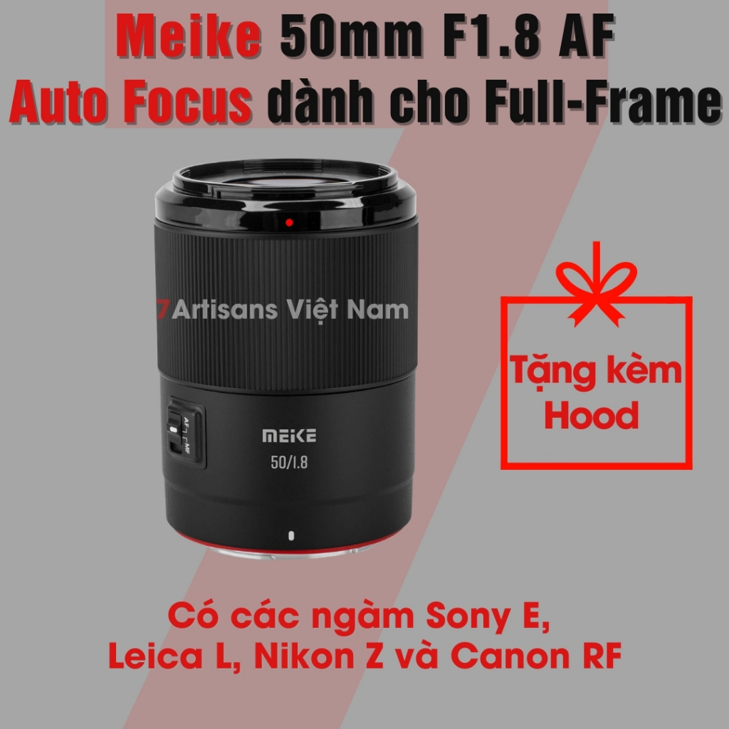 Meike AF 50mm F1.8 Auto Focus Lens - Super Fast Auto Focus for Full ...
