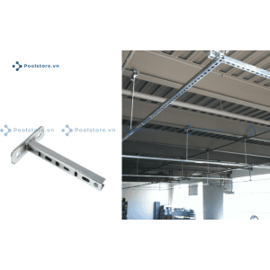 Unistrut multi-purpose strut support arm 41 x 41 (2/2.5mm) 30cm ...