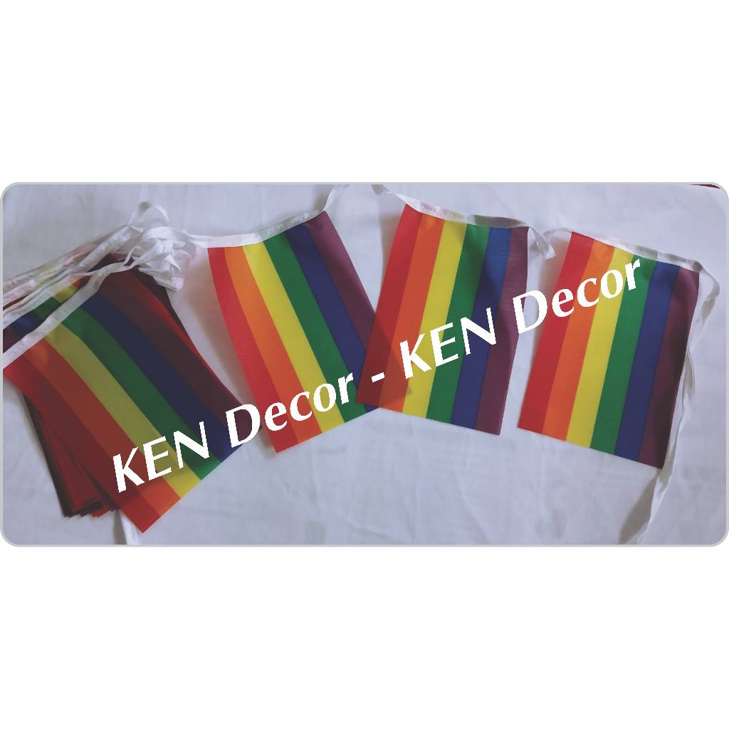 LGBT String Flag (8m long string - 32 flags) | Shopee Malaysia