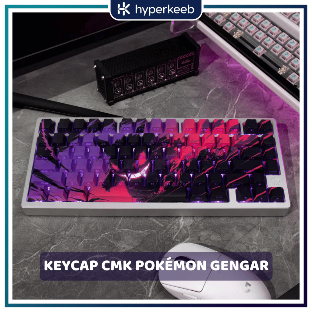 CMK Pokémon Gengar Keycap 1.5mm thick Profile Cherry | HYPERKEEB ...