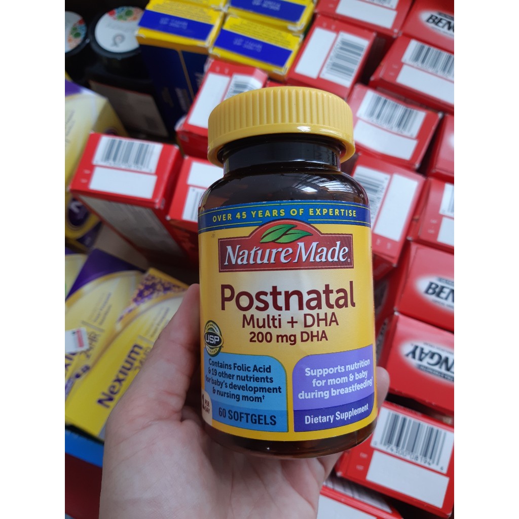 [DATE 2026] Nature Made POSTNATAL POST-BIRTH Multi DHA 60 tablets ...