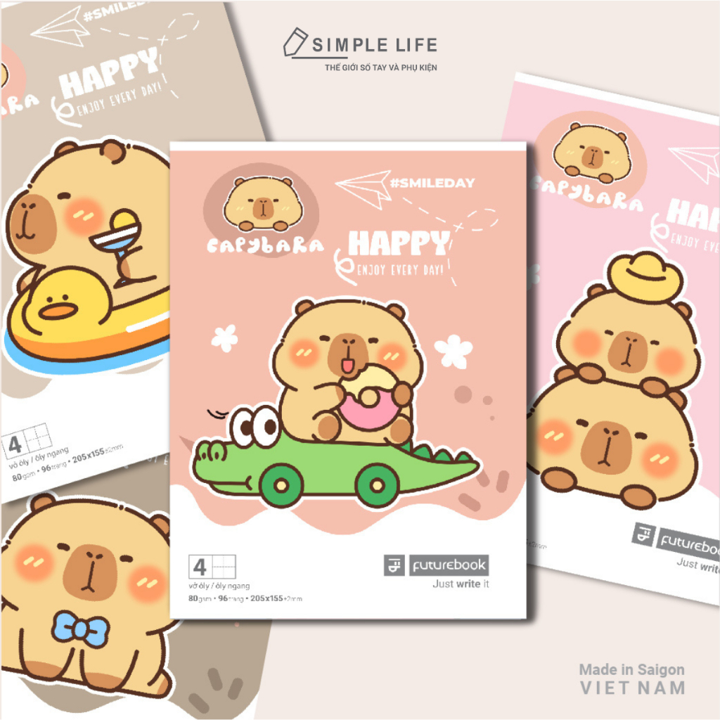 Student Notebook - Capybara Futurebook 96 pages 80 gsm (DK-HS041 ...