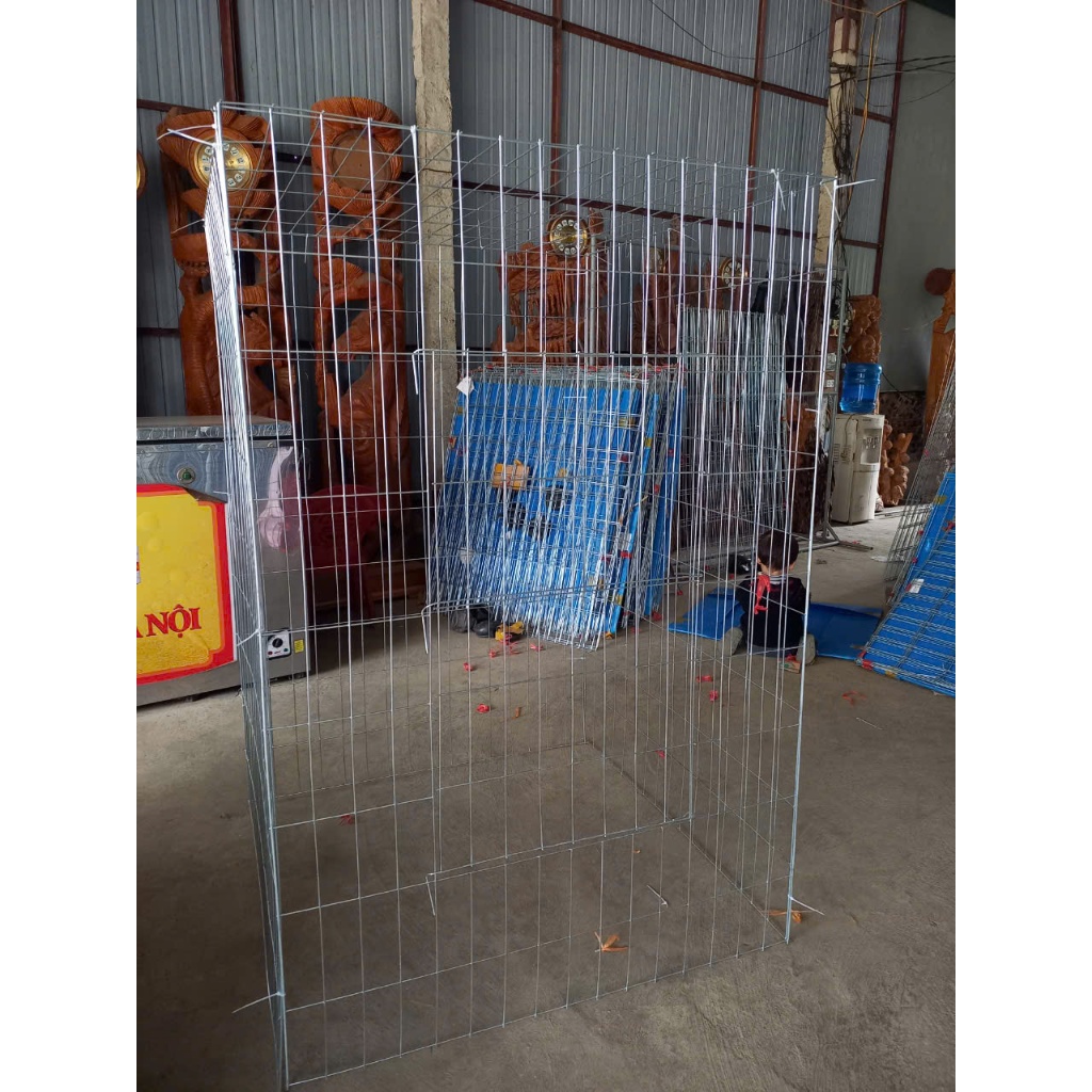 Chicken cage 1.2m high, 1.5m high, 2.5m slats, 4mm ceramic border ...