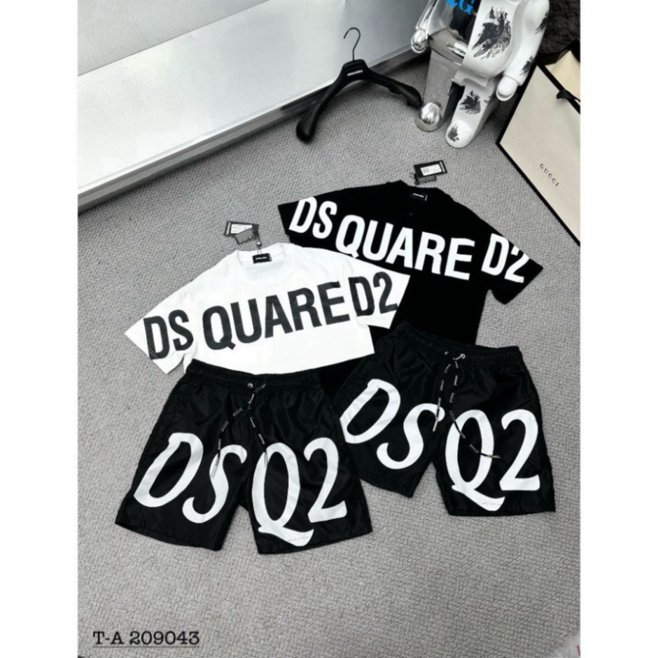 Set DSQ2 Men's and Women's Summer Wear, DSQ Shorts Set with Dsquared2 ...