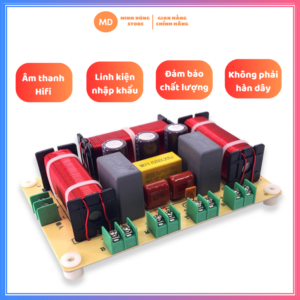 [Price For 1 circuit] High-quality imported 4-way speaker crossover ...