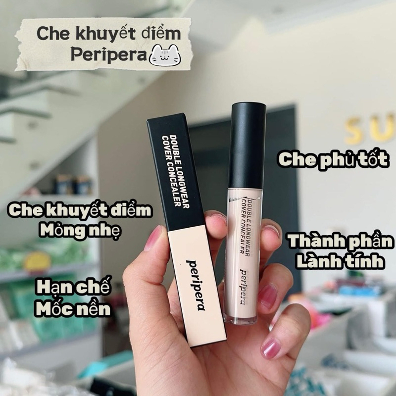 [Peripera] Peripera Double Longwear Cover Concealer | Shopee Malaysia