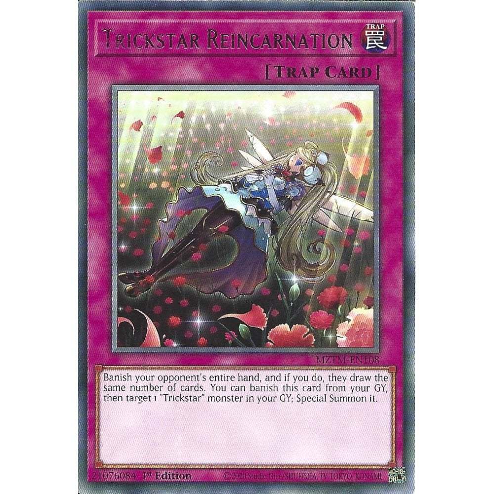 [KW2 Yugioh] [EN-UK] [Waifu] Card MZTM-EN108 Trickstar Reincarnation ...