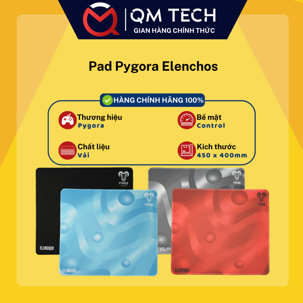 Pygora Elenchos Control Gaming Mouse Pad - QMTECH STORE | Shopee Malaysia