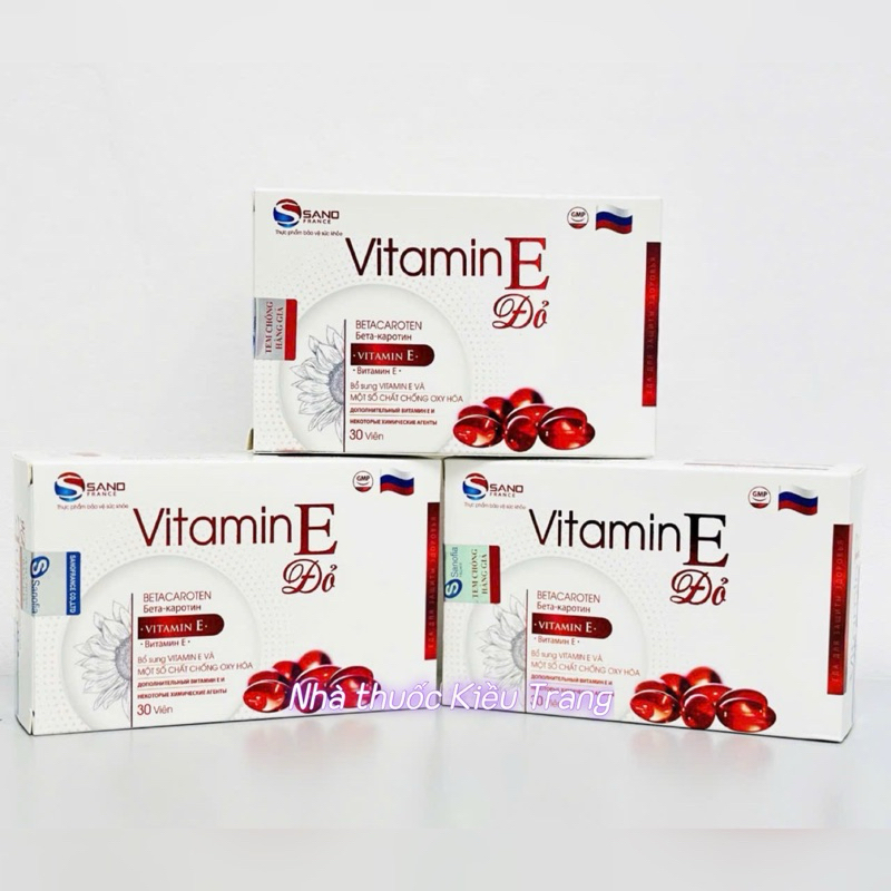 OXY Sanofia France Red vitamin E - Supplement vitamins, protect skin ...