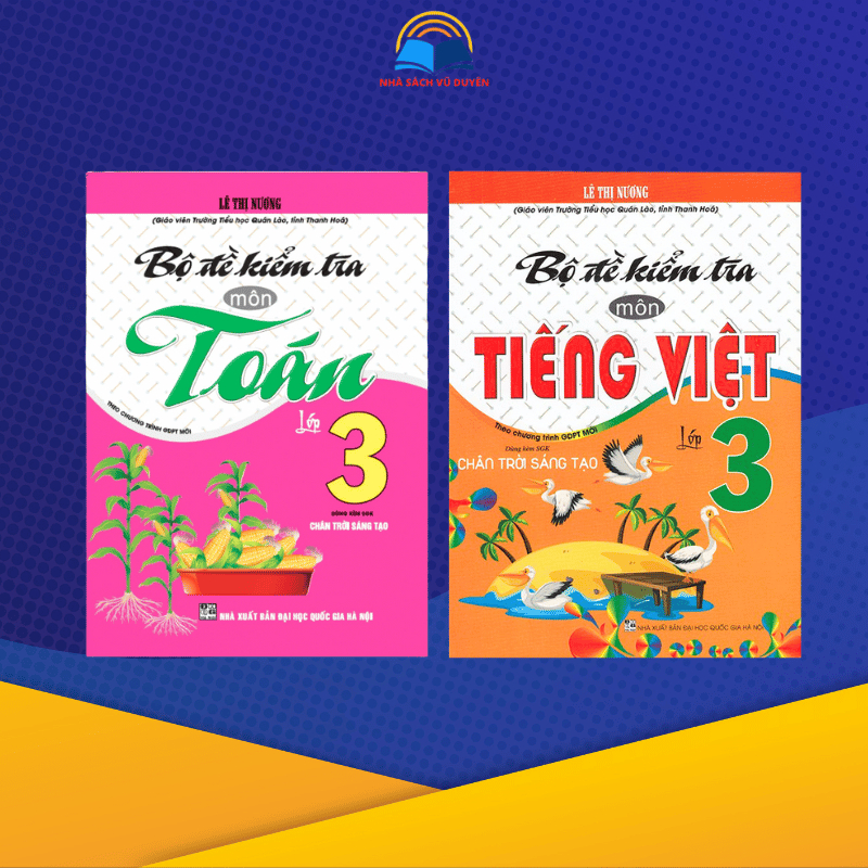 Book - Combo Math + Vietnamese Test Set Grade 3 (Used with Creative ...