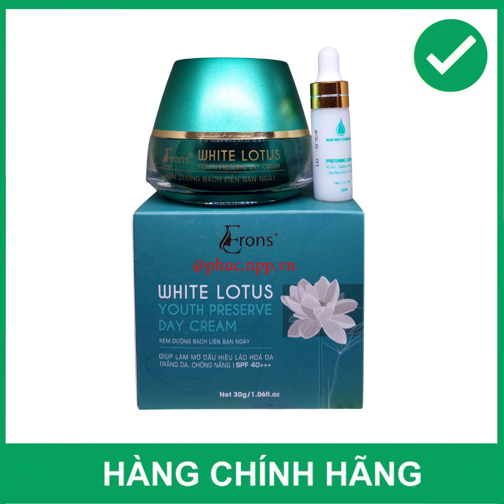Erons White Lotus Day Cream Helps Fade Signs of Aging Skin Whitening ...