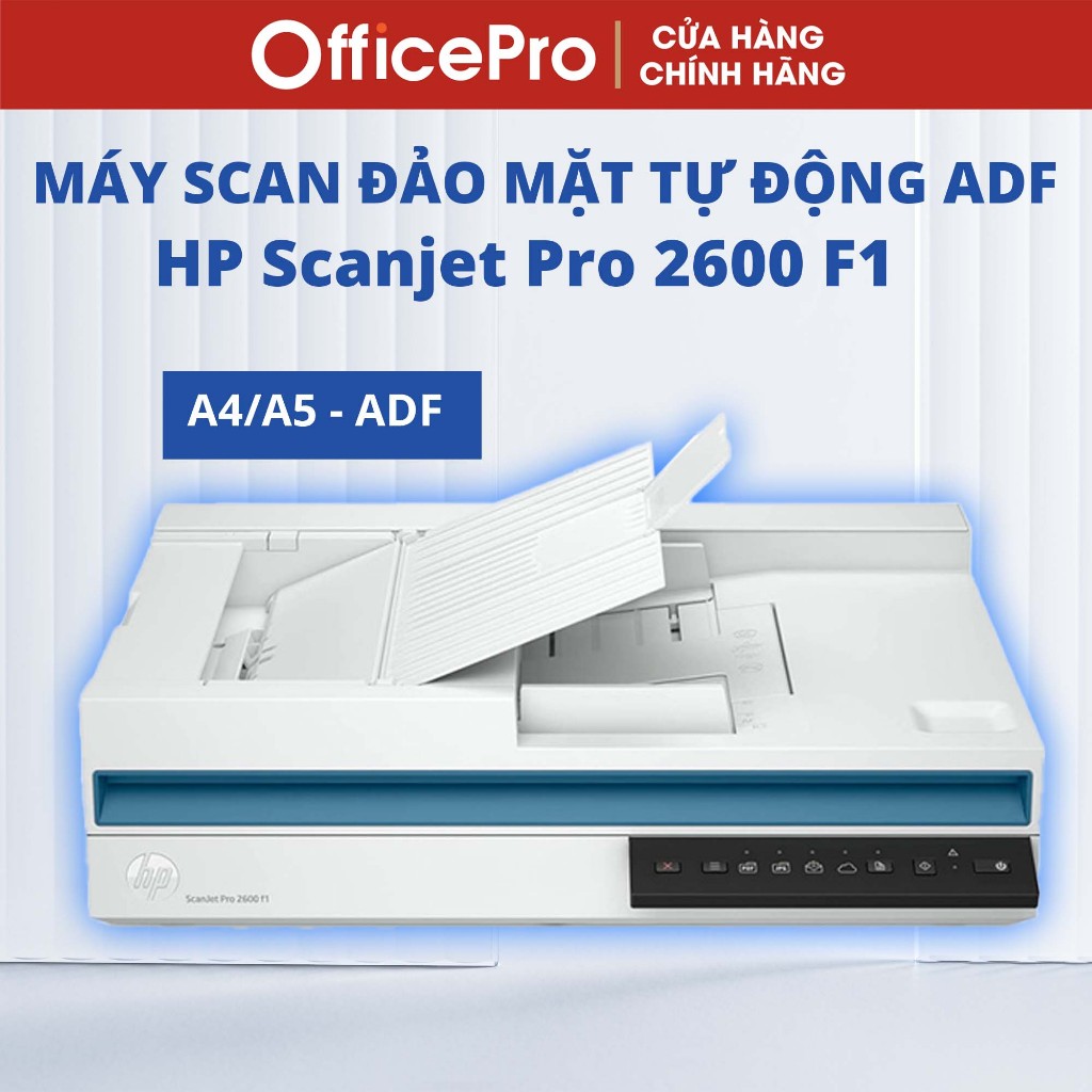 HP Scanjet Pro 2600 F1 Scanner, automatic duplex document scanner ...