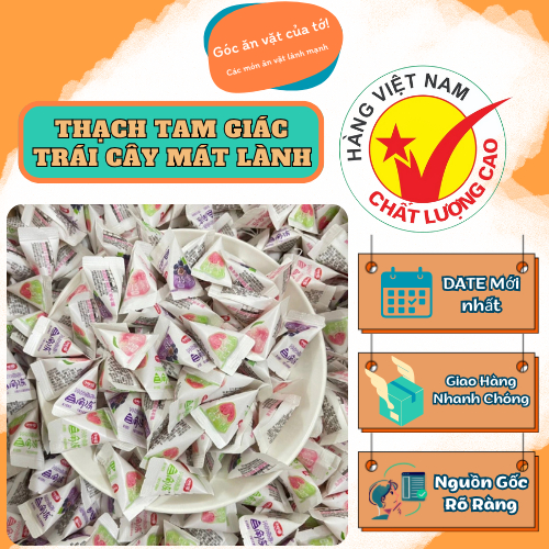 Duc Phuong Triangle Jelly, Natural Fruit Jelly, Cool and Cooling ...