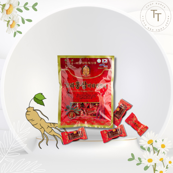 Korean Red Ginseng VITAMIN CANDY (200G PACK) | Shopee Malaysia