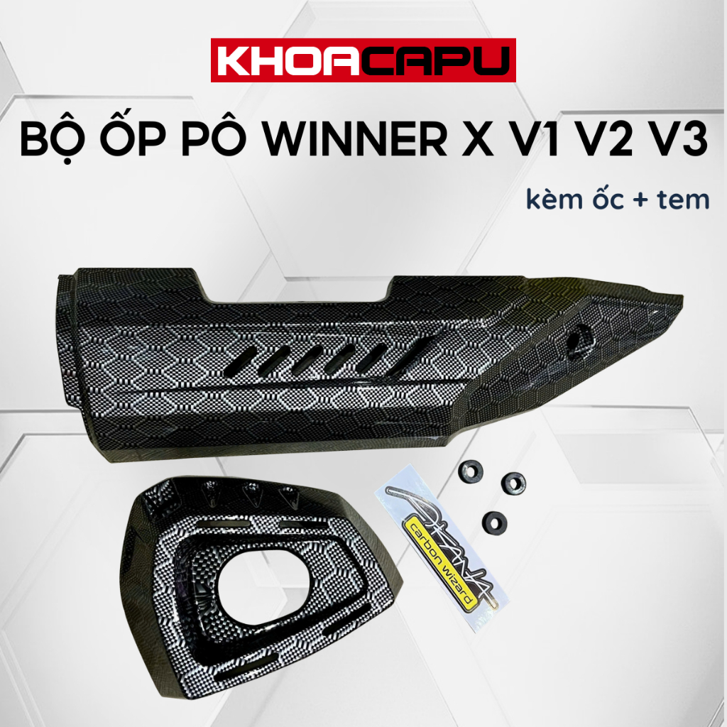 Winner X V1 V2 V3 Carbon Painted New Thai Model Muffler Set, Winner X ...