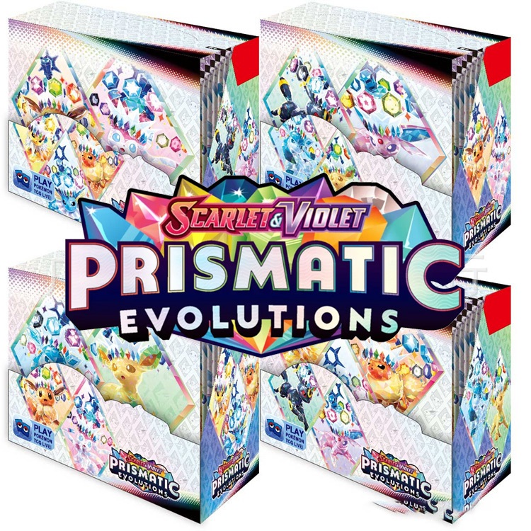 Pokemon Card Box 36 Pack 360 Prismatic Evolutions Surging Sparks ...