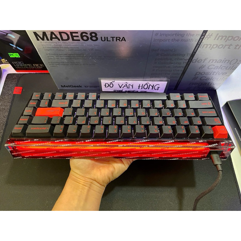(GENUINE 12 months Vietnam) HE Melgeek Made68 Pro Magnetic Keyboard ...