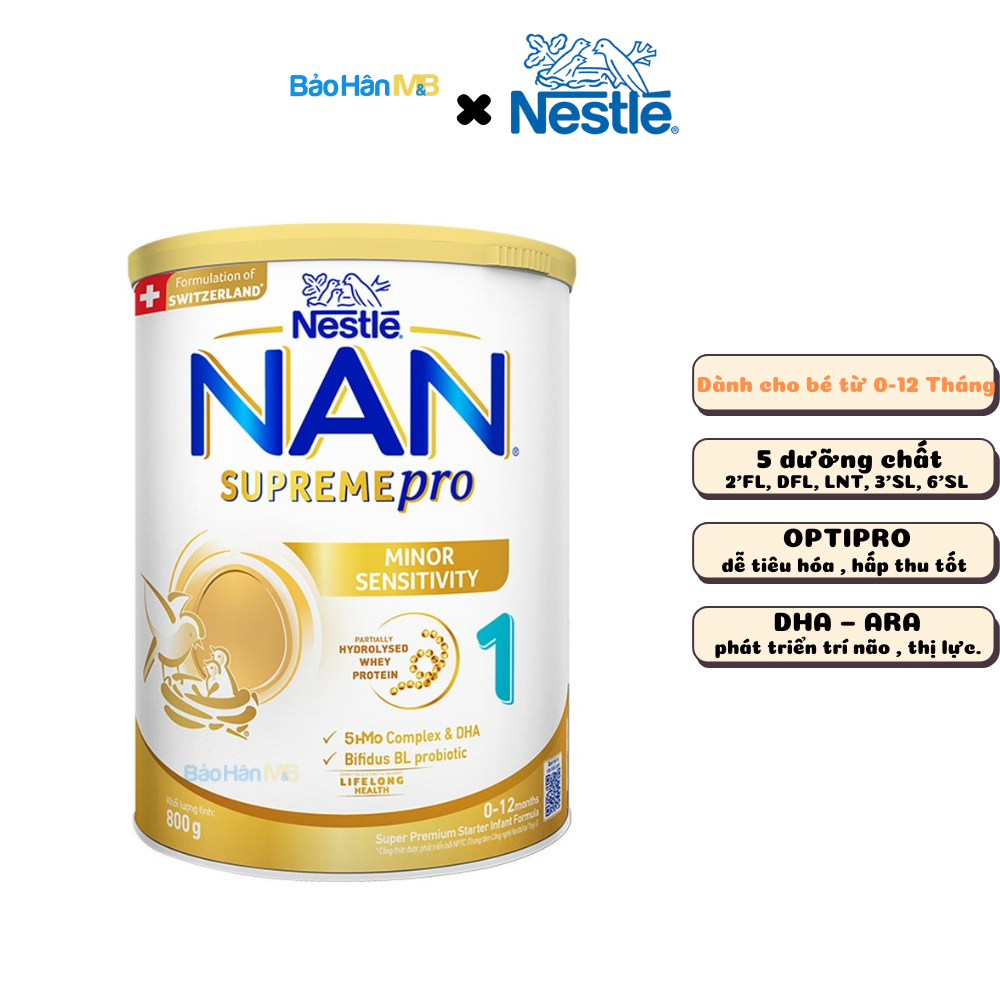 Nan Supreme Pro Powdered Milk 1 can 400g - For Children With Beef ...