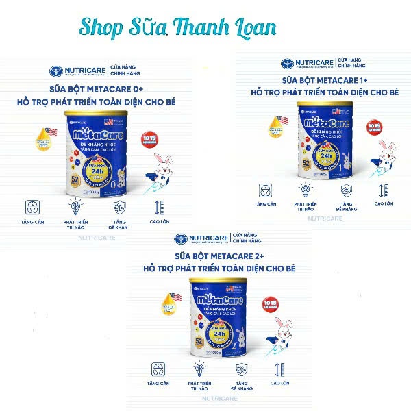 [HSD February 2027] Nutricare MetaCare 850G Powdered Milk FULL NUMBERS 0+,1+,2+ Healthy ...