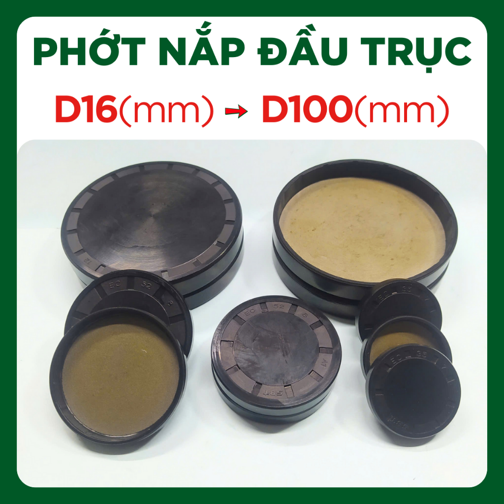 Ec cap seal diameter from 16mm to 100mm (01 piece/pack) | Shopee Malaysia
