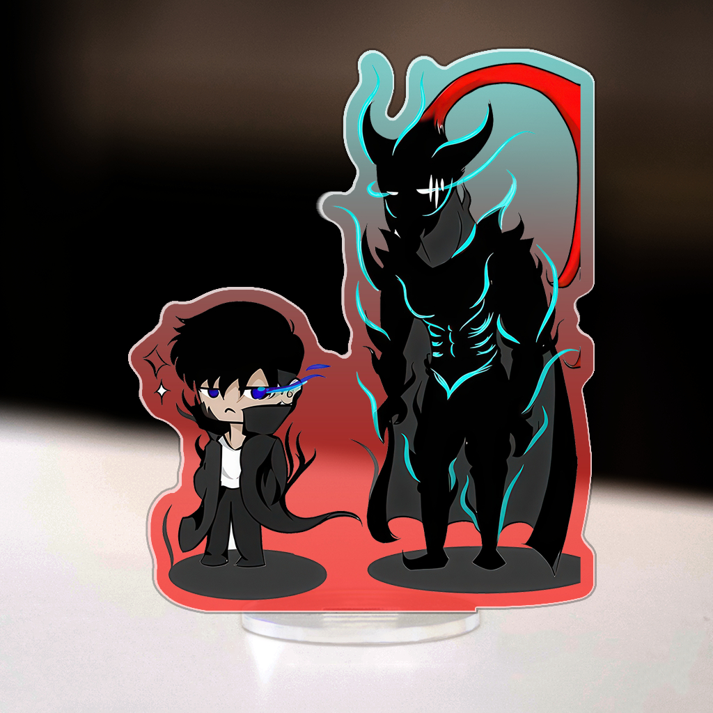 Standee Model, Swinging Solo Leveling Sung Jinwoo Manhwa Korean Cute ...