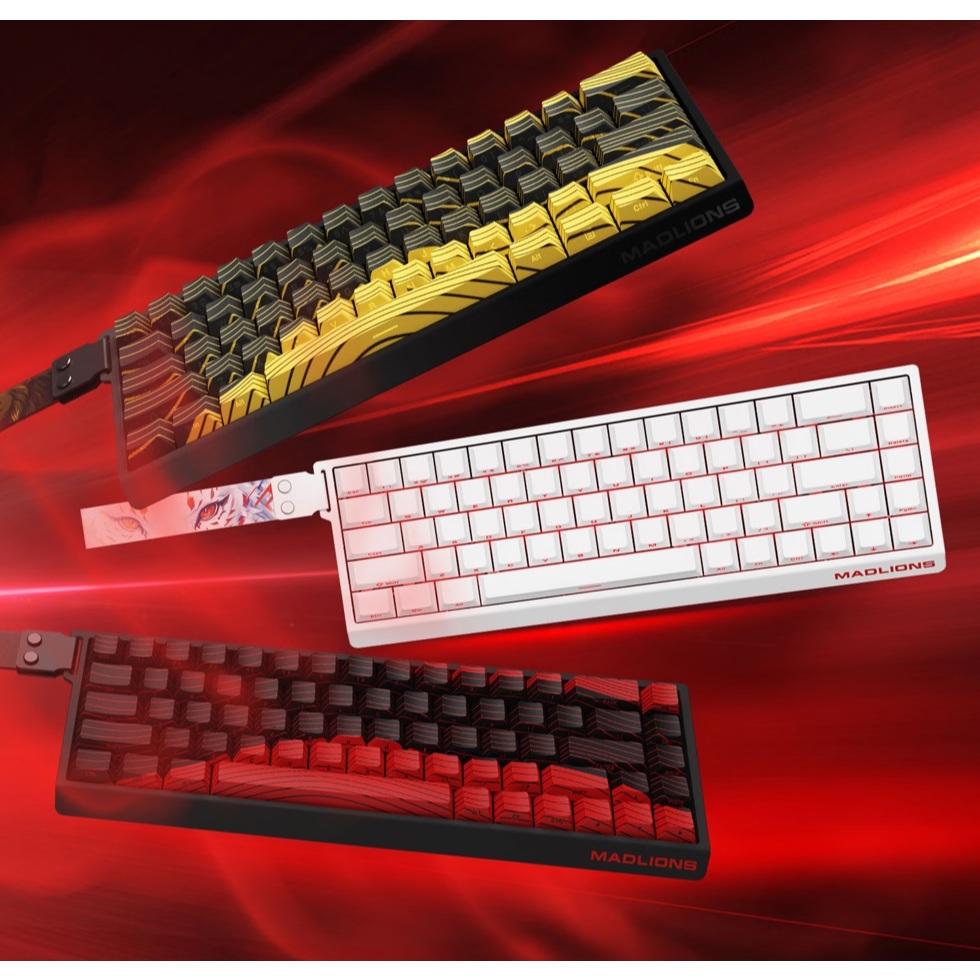 Mad 68 HE Theme Mechanical Keyboard - Unique Theme Magnetic Switch ...