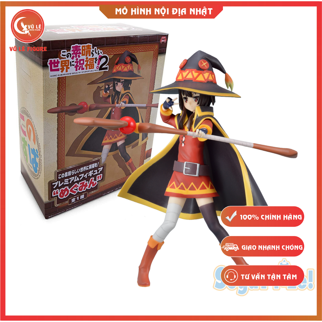 Genuine Sega Megumin - Konosuba 2 Character Model - Premium Figure ...