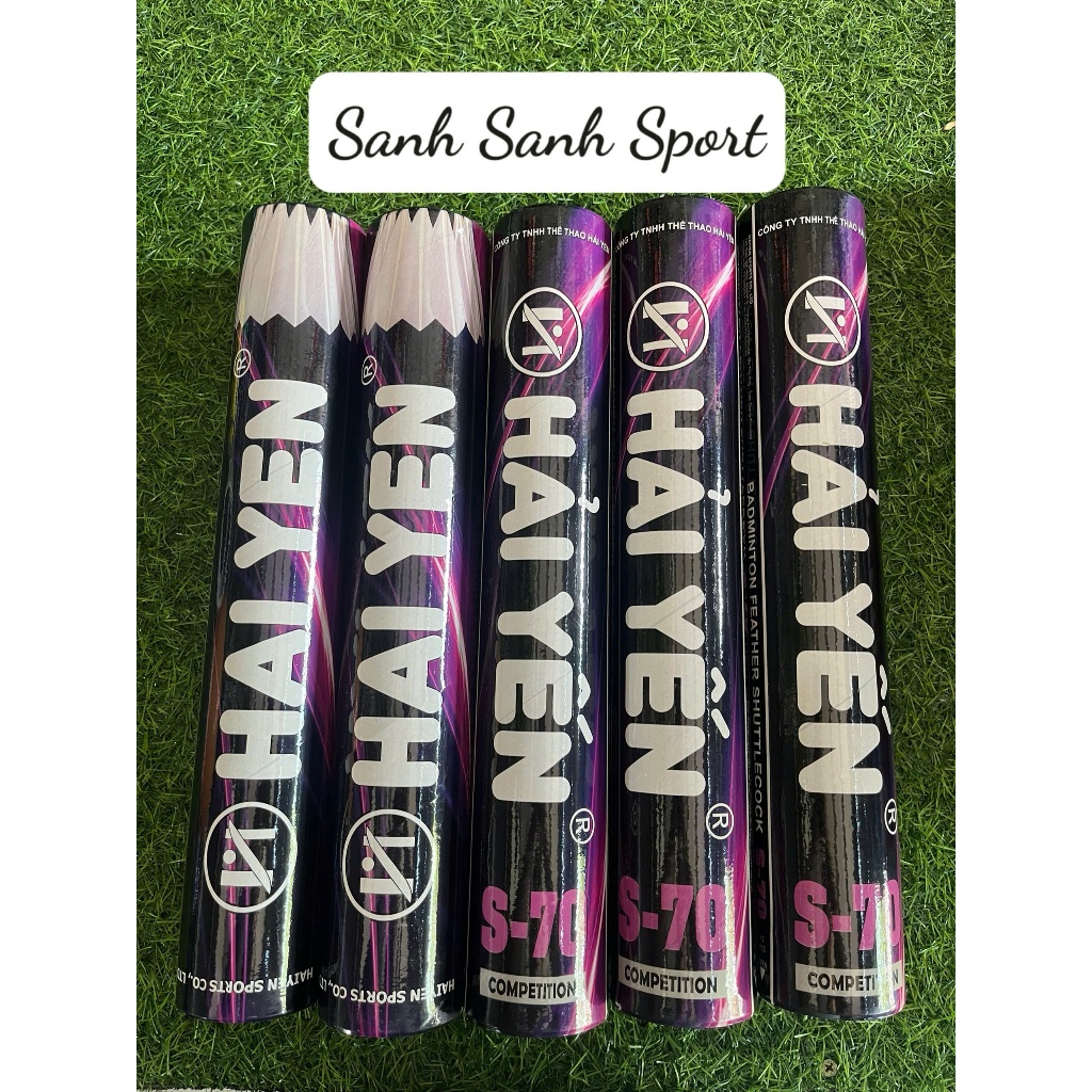 Genuine HAI YEN S70 BADMINTON TUBE (12 BALLS) | Shopee Malaysia