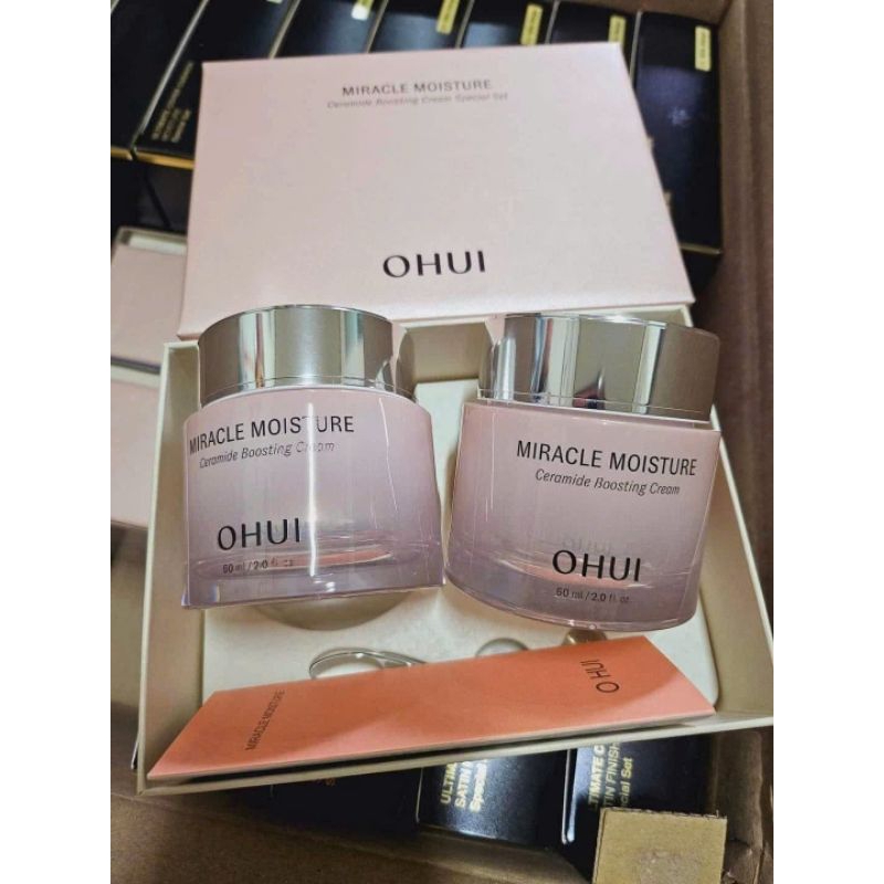 Ohui pink moisturizing and whitening cream (60ml jar, separate set ...