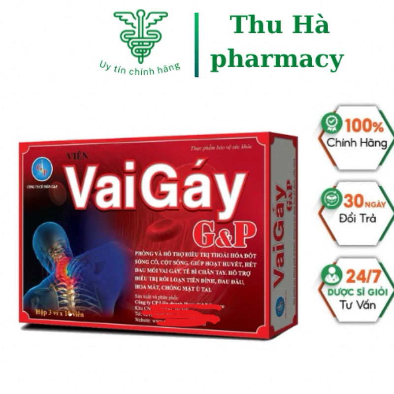 Shoulder and Neck Pills G&P – red box Supports blood circulation ...