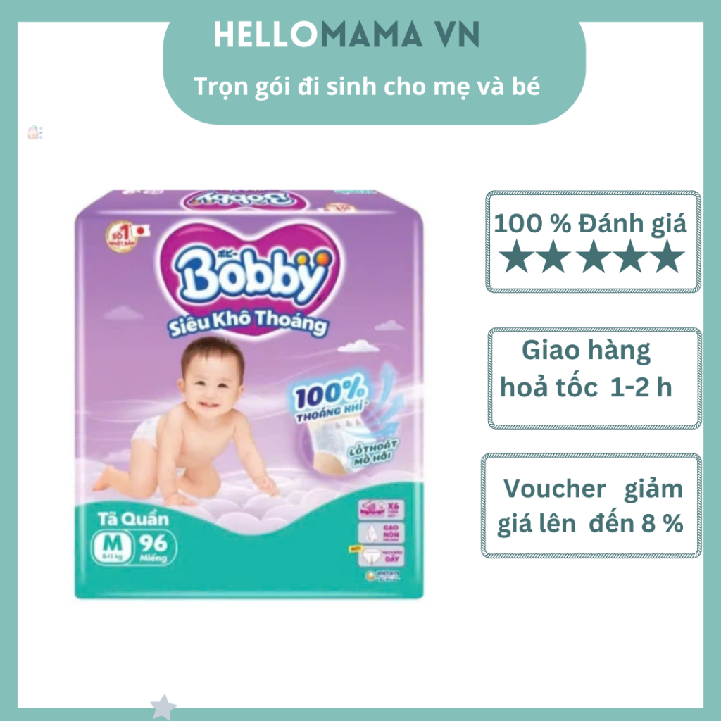 Bobby Ultra + Diapers/Pants (all sizes M96/L88/XL76/XXL70, includes ...