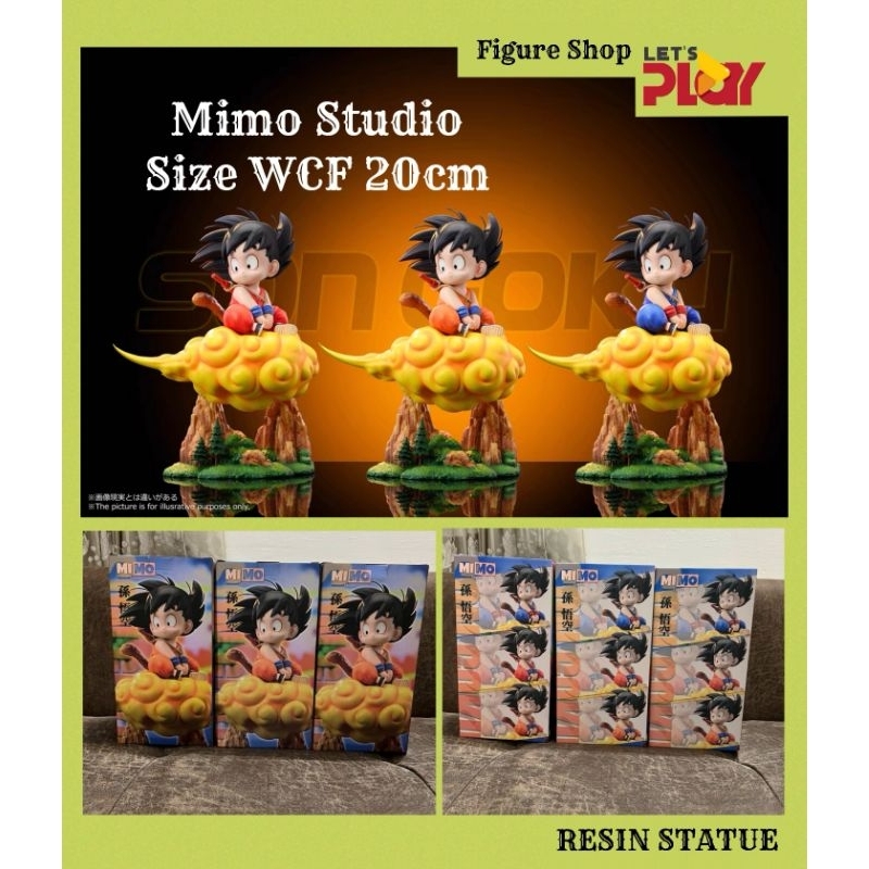 New resin product Dragonball Goku Kid riding clouds Mimo Studio wcf ...