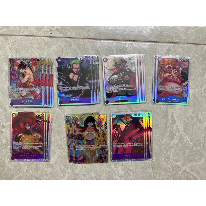 Genuine One Piece Core deck Luffy purple x4 card | Shopee Malaysia