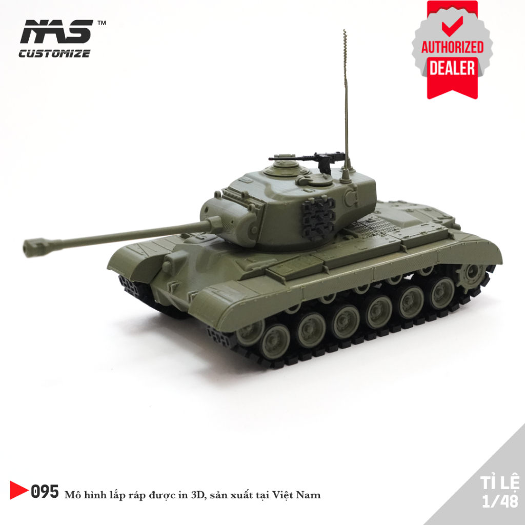 [NAS] American tank assembly model M26 Pershing 1/48, Military assembly ...